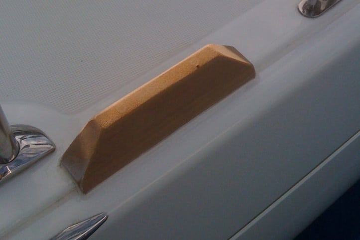 Plastic Synthetic Marine Decking - Teak Effect - D W Plastics